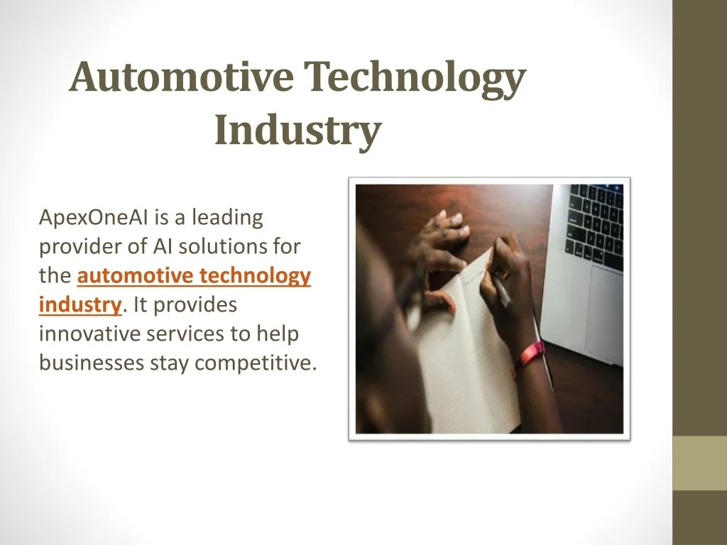 PPT - Automotive Technology Industry PowerPoint Presentation, free ...