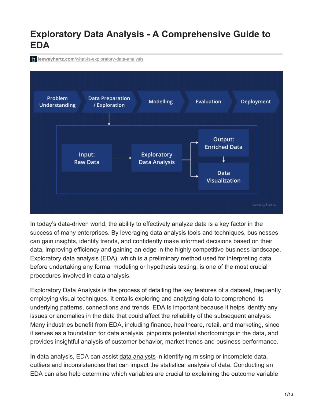 PPT - Exploratory Data Analysis - A Comprehensive Guide to EDA ...
