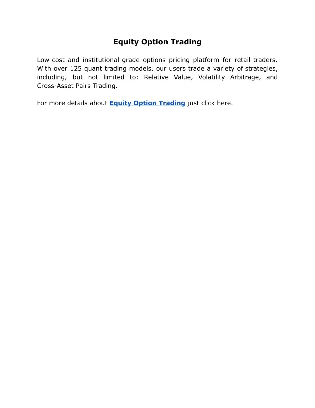PPT - Equity Option Trading PowerPoint Presentation, free download - ID:12210531