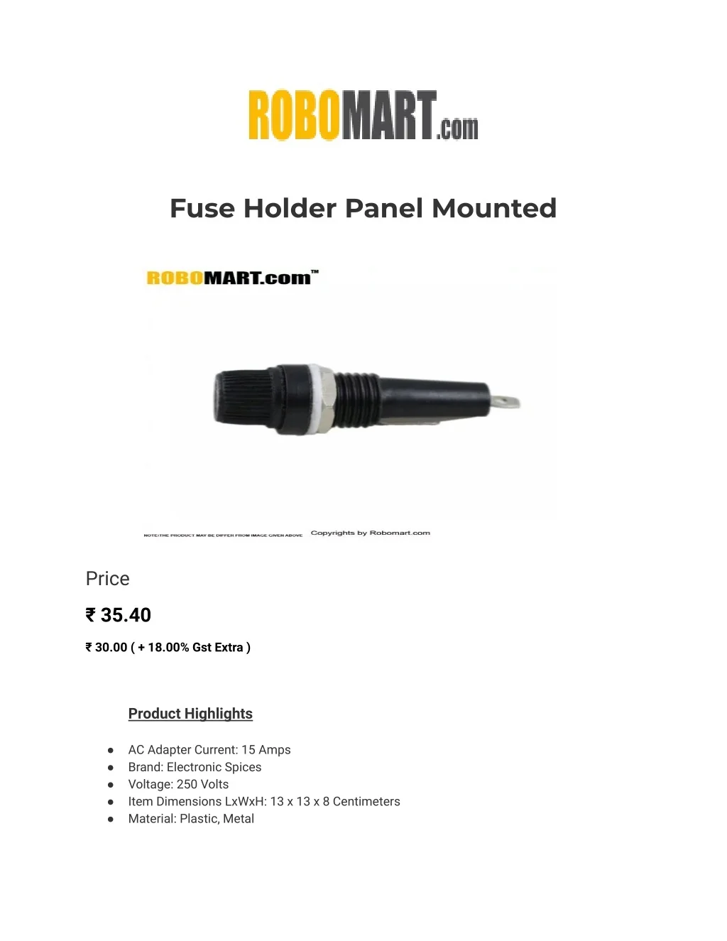 PPT - Fuse Holder Panel Mounted PowerPoint Presentation, free download ...