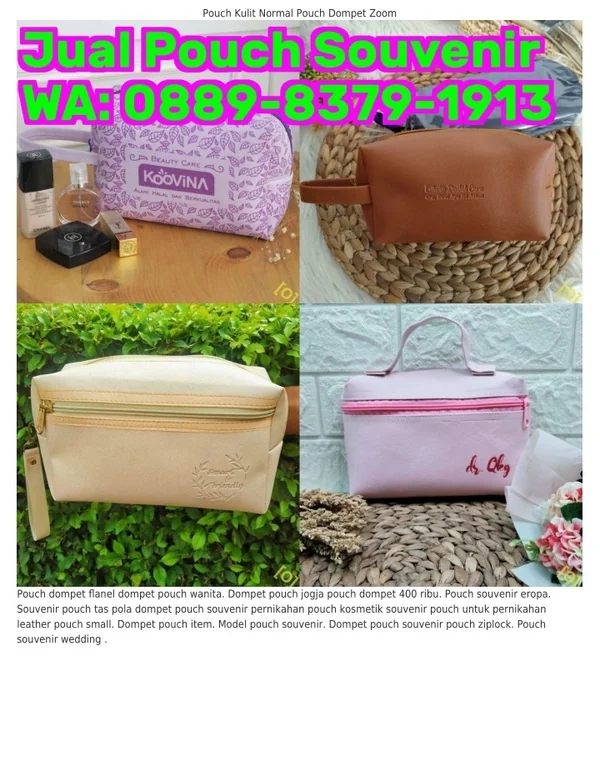 PPT - O889~8З79~191З (WA) Souvenir Pouch Transparan Pouch Batik ...