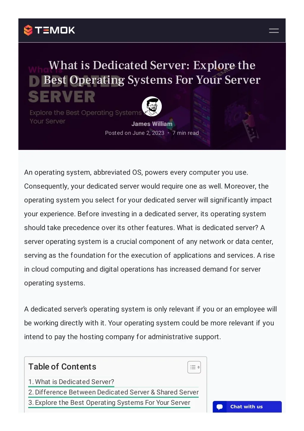 PPT - What is Dedicated Server: Explore the Best Operating Systems For ...