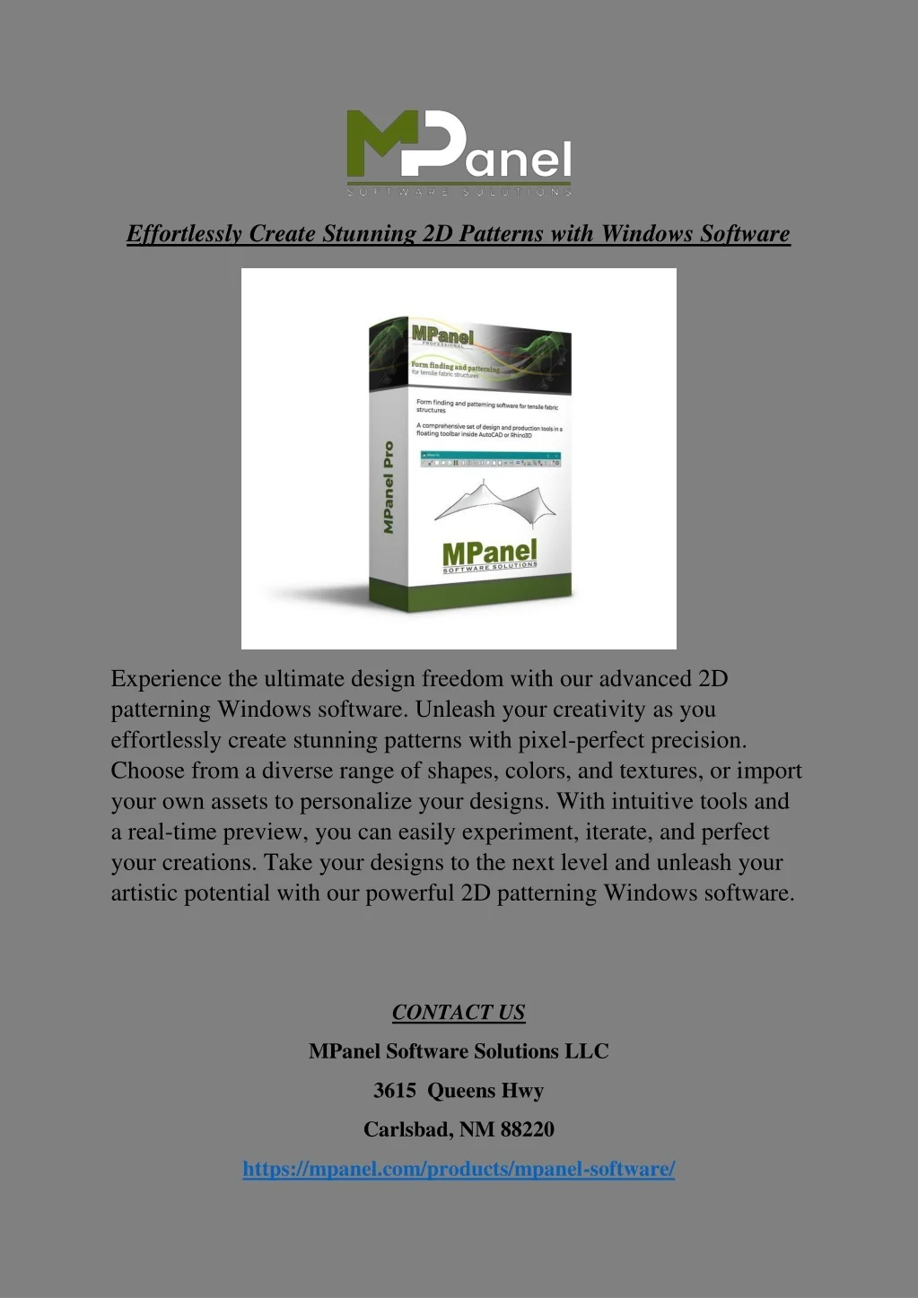 PPT - Effortlessly Create Stunning 2D Patterns with Windows Software ...