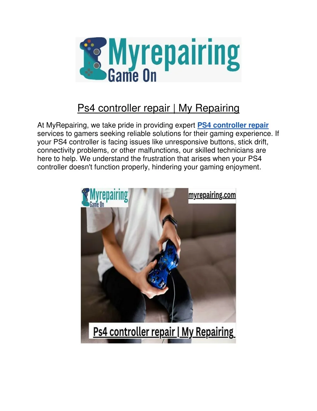PPT - Ps4 controller repair PowerPoint Presentation, free download - ID ...