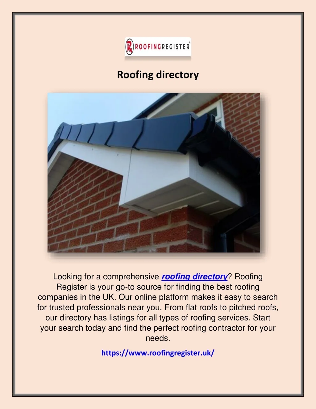 PPT - Roofing directory PowerPoint Presentation, free download - ID ...