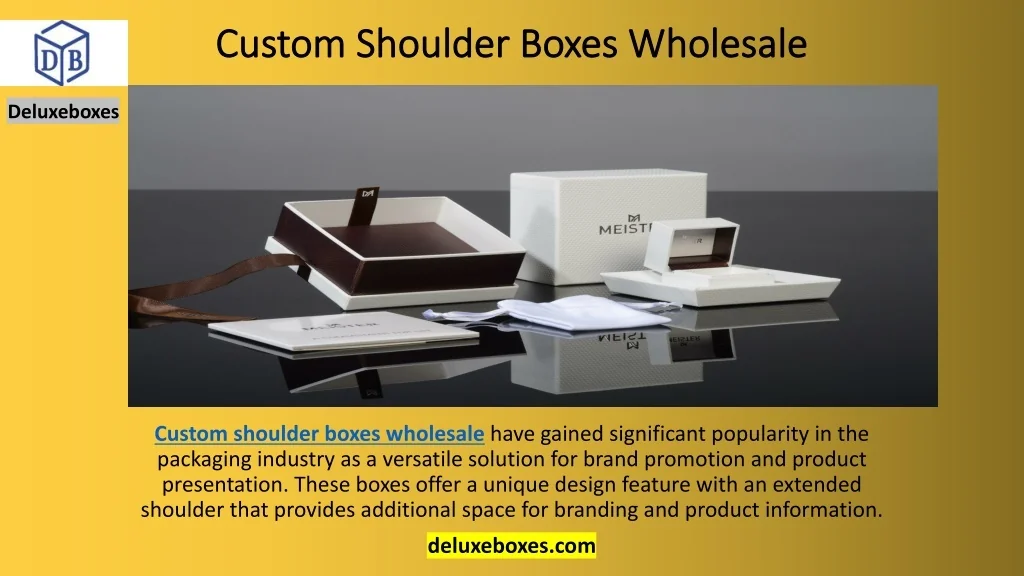 PPT - Custom Shoulder Boxes Wholesale PowerPoint Presentation, free ...