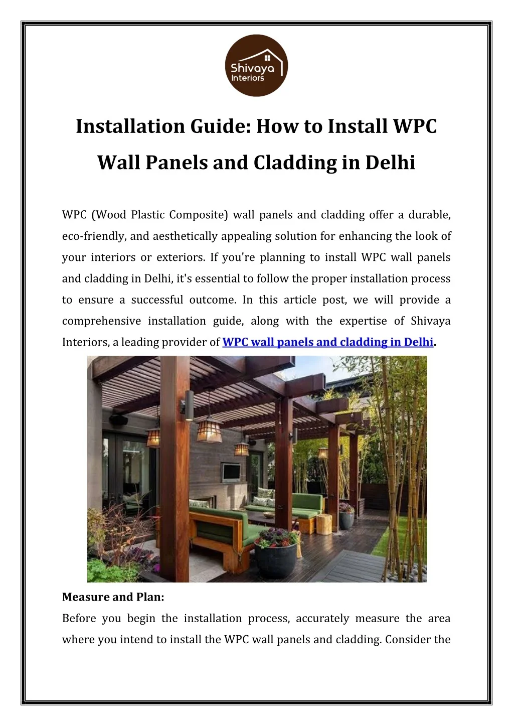 PPT - Installation Guide How to Install WPC Wall Panels and Cladding in ...