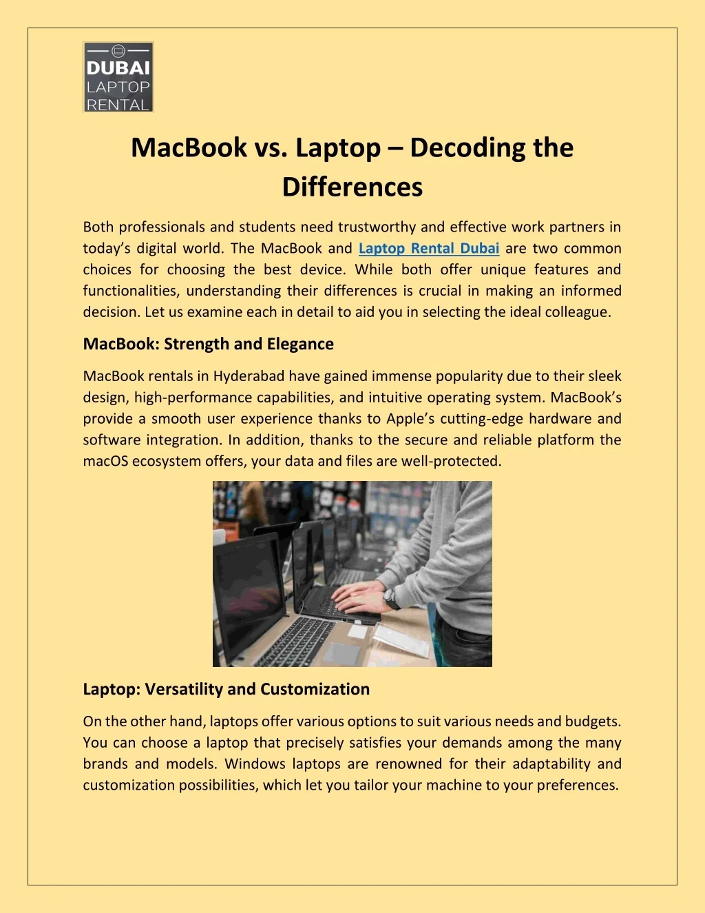 PPT - MacBook vs. Laptop – Decoding the Differences PowerPoint ...