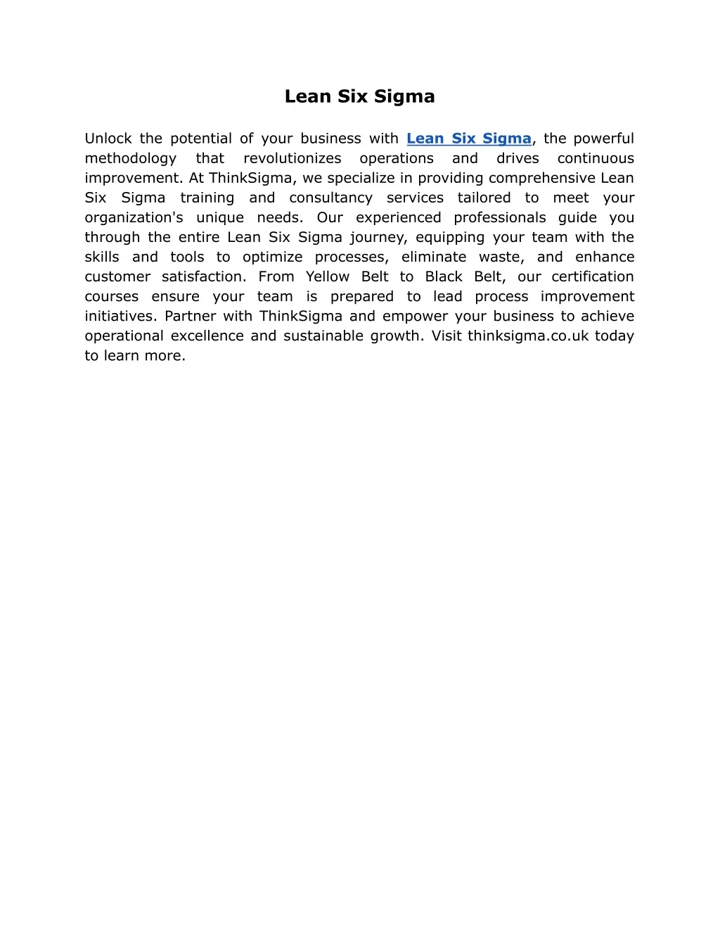 PPT - Lean Six Sigma PowerPoint Presentation, free download - ID:12244659