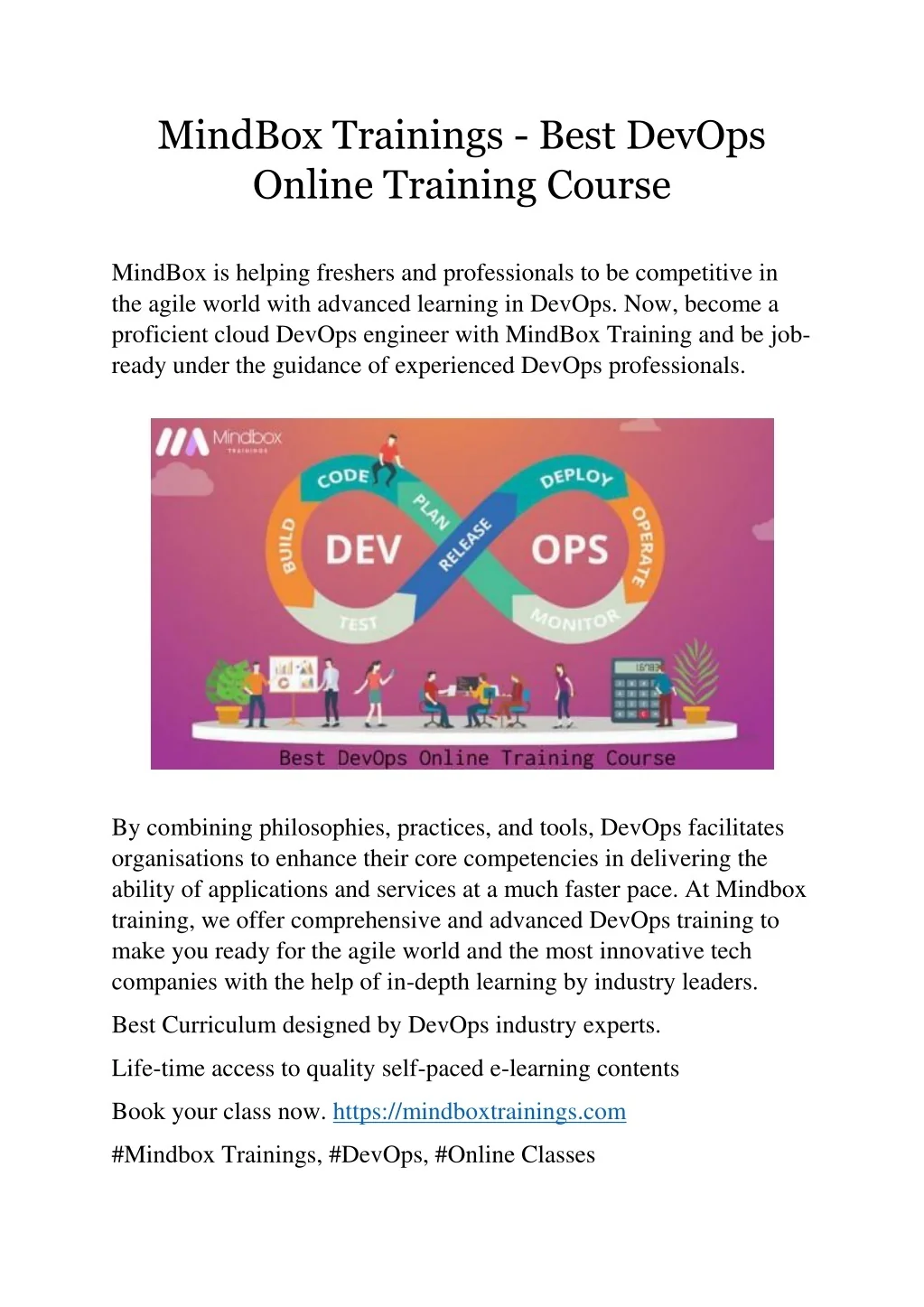 PPT - MindBox Trainings - Best DevOps Online Training Course PowerPoint Presentation - ID:12245591