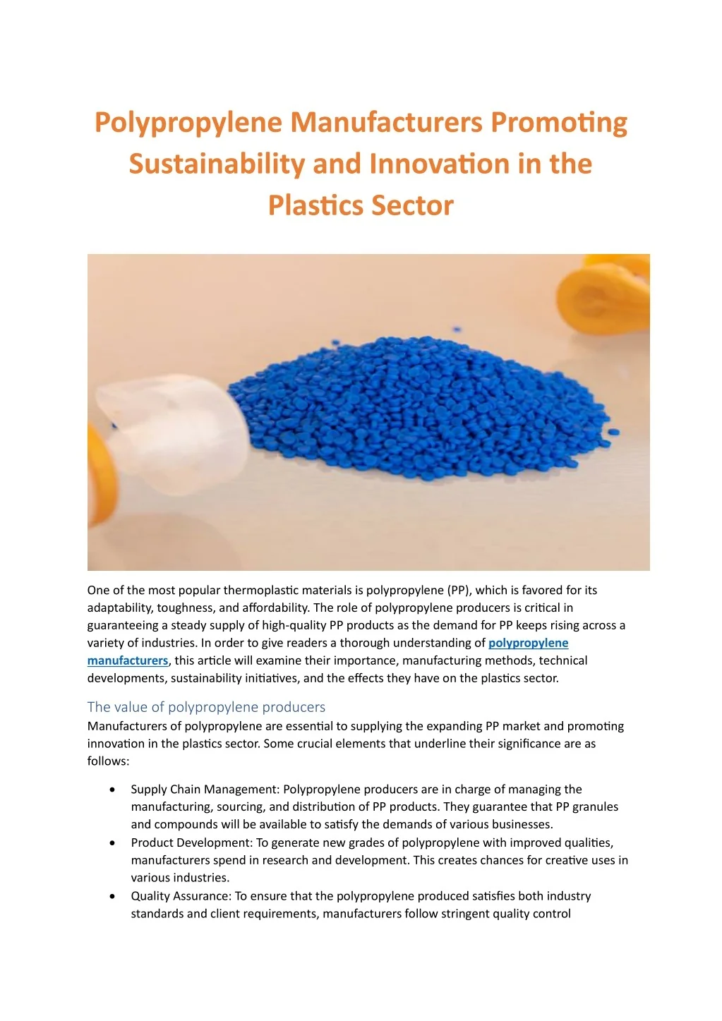 PPT - polypropylene manufacturers PowerPoint Presentation, free download - ID:12245697
