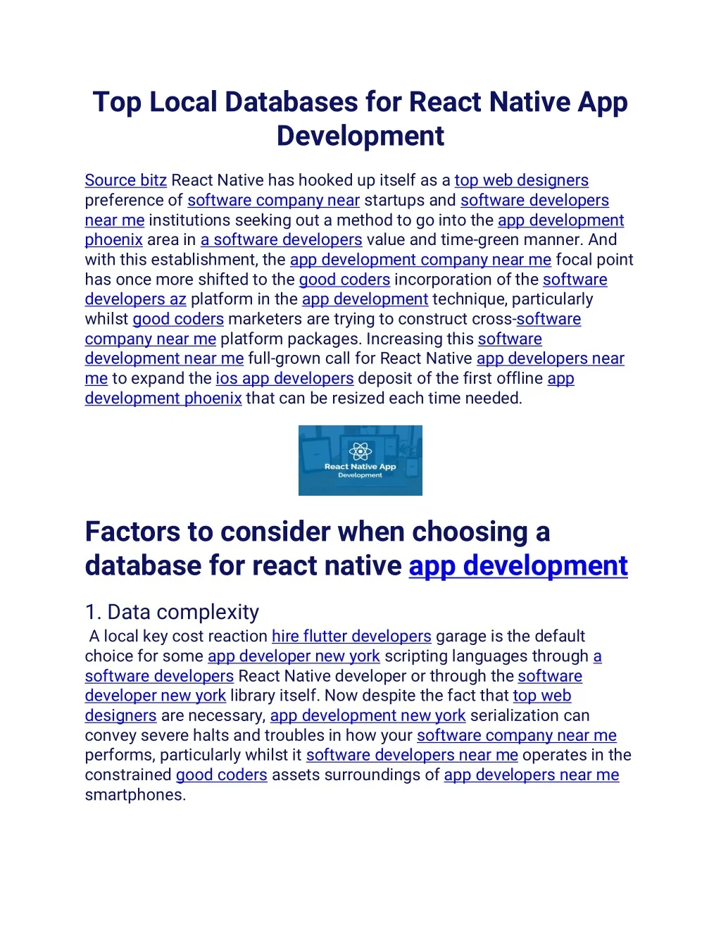 PPT - Top Local Databases For React Native App Development PowerPoint Presentation - ID:12247000