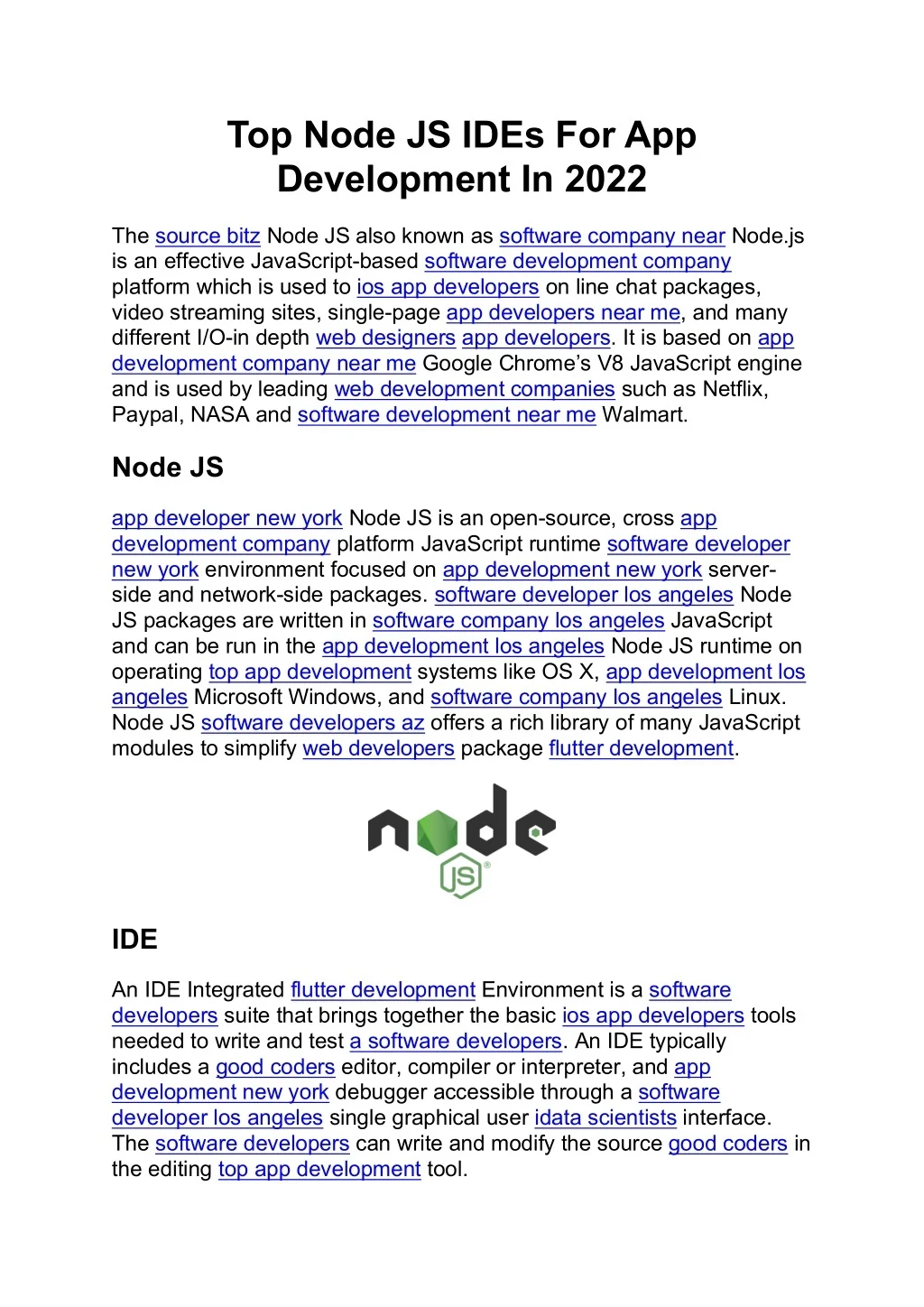 PPT - Top Node JS IDEs For App Development In 2022 PowerPoint ...