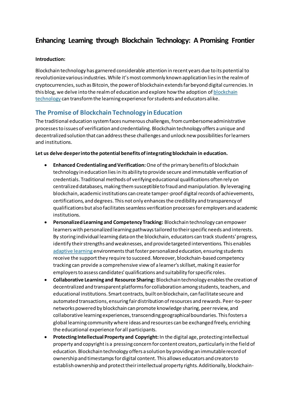 PPT - Enhancing Learning through Blockchain Technology PowerPoint ...