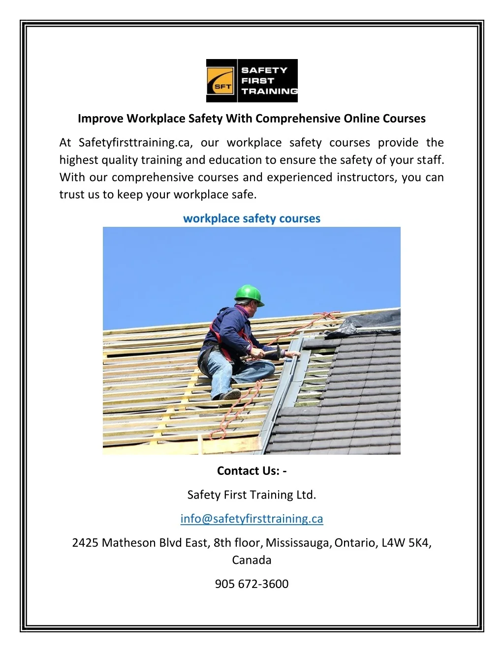 PPT - Improve Workplace Safety With Comprehensive Online Courses ...