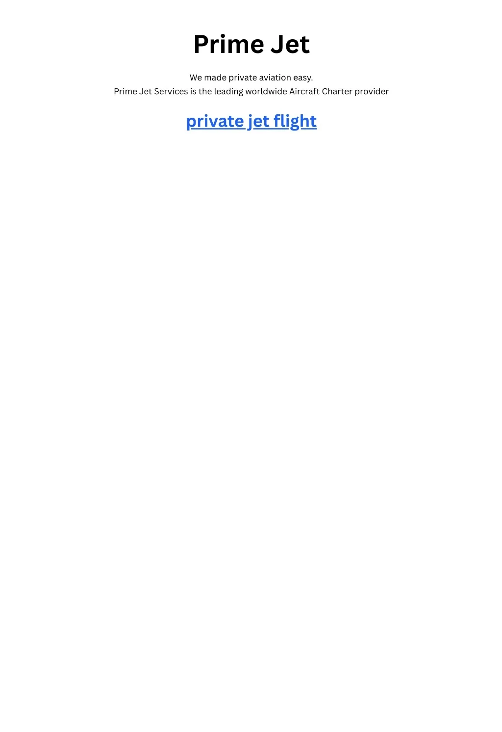 PPT - Prime Jet PowerPoint Presentation, free download - ID:12263454