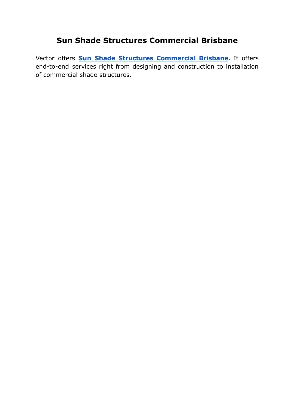PPT - Sun Shade Structures Commercial Brisbane PowerPoint Presentation ...