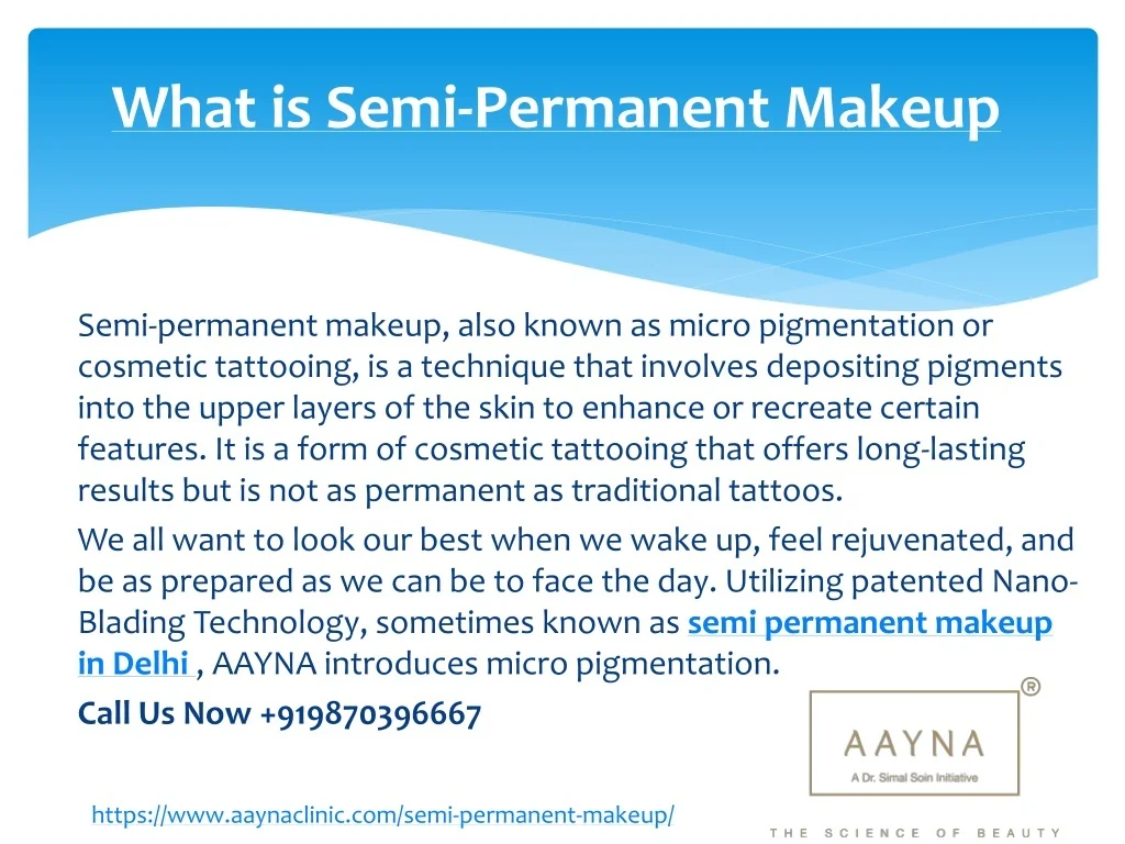 PPT - What is Semi-Permanent Makeup PowerPoint Presentation, free ...