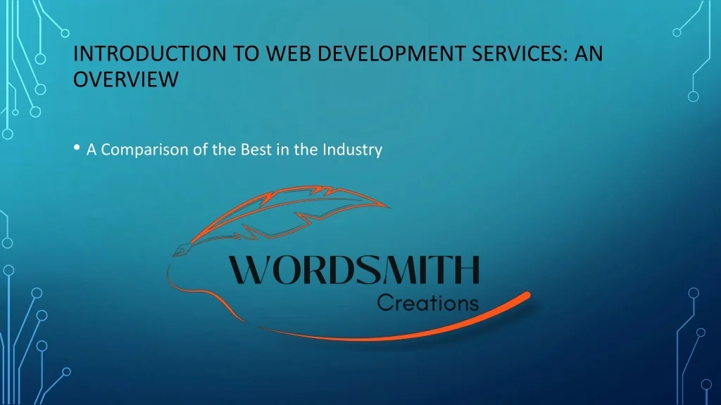 PPT - Introduction to Web Development Services: An Overview PowerPoint ...