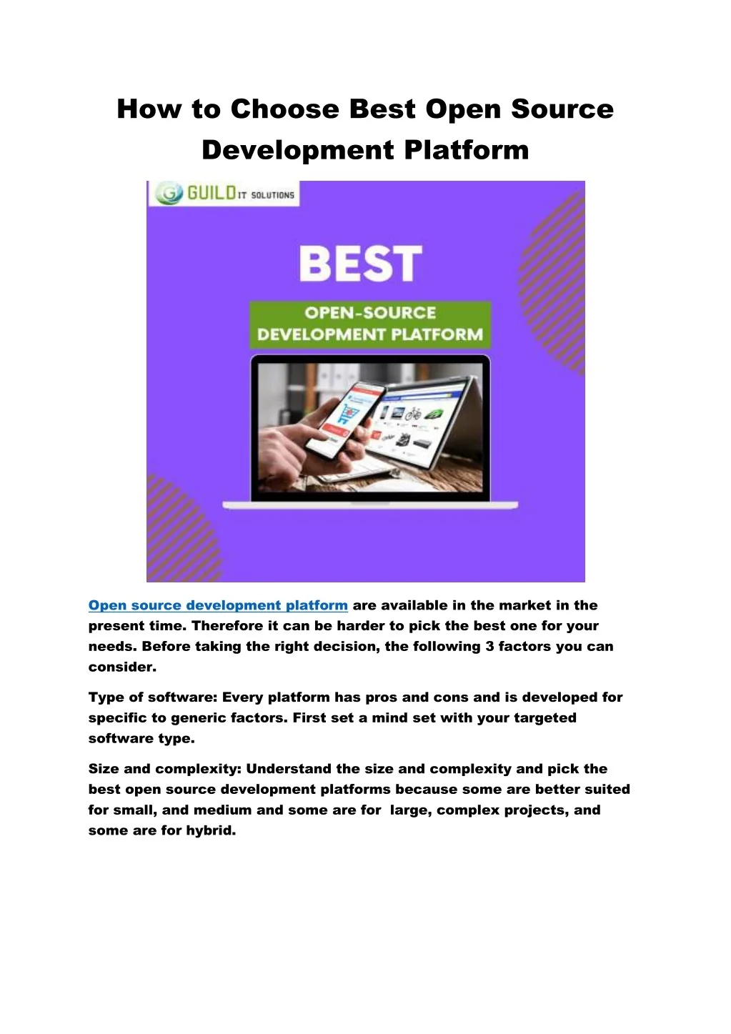 PPT - How To Distinguish Best Open Source Development Platform PowerPoint Presentation - ID:12271520
