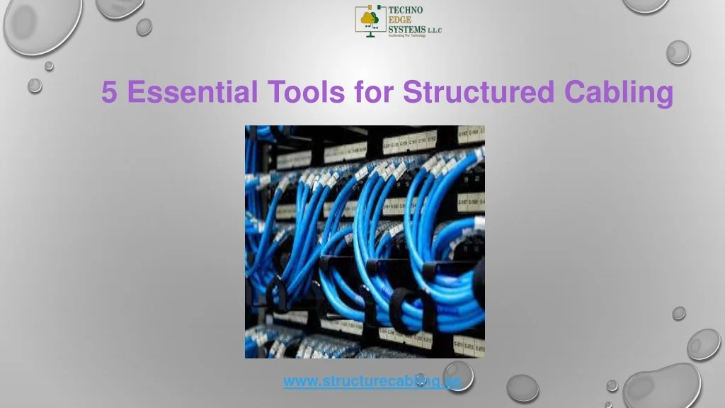 PPT - 5 Essential Tools for Structured Cabling PowerPoint Presentation ...