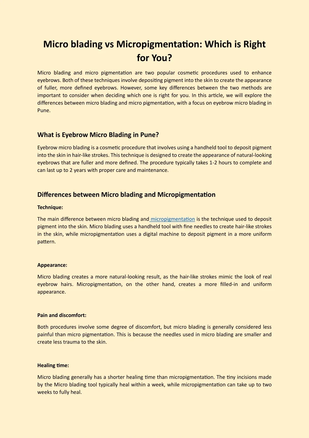 PPT - Micro blading vs Micropigmentation: Which is Right for You ...