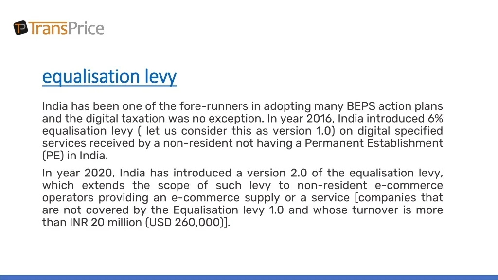 PPT - equalisation levy PowerPoint Presentation, free download - ID ...