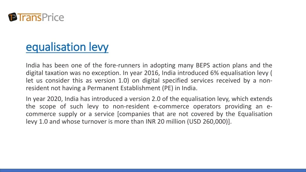 PPT - equalisation levy PowerPoint Presentation, free download - ID ...