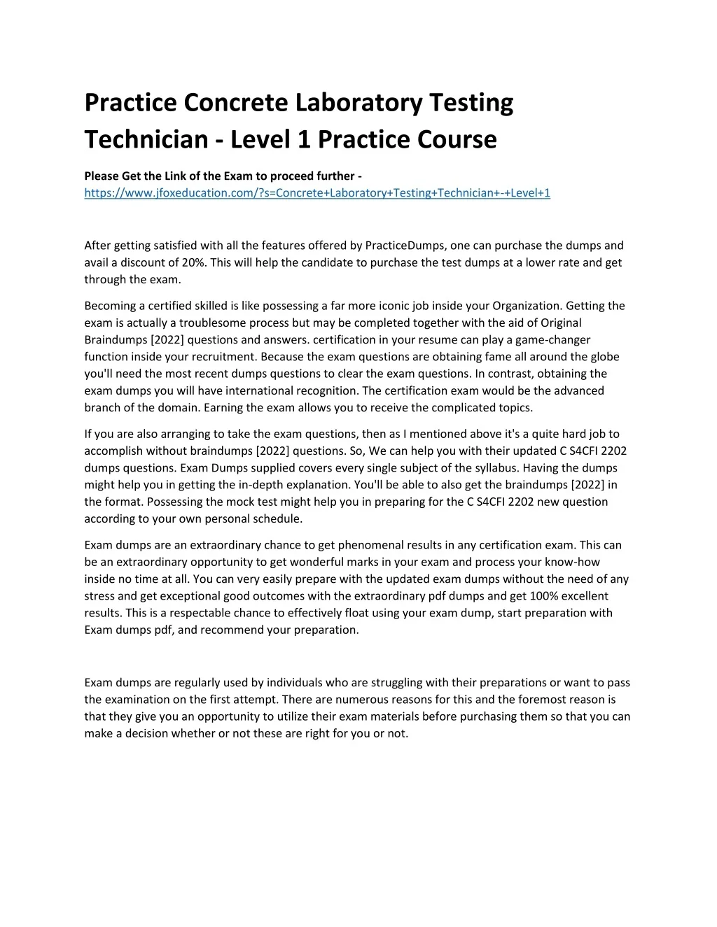 PPT - Practice Concrete Laboratory Testing Technician - Level 1 ...