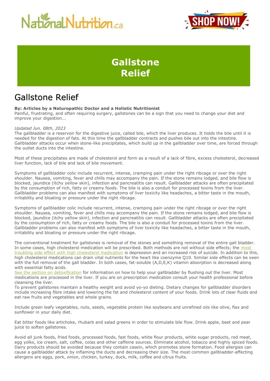 PPT - Gallstone Relief PowerPoint Presentation, free download - ID:12288978