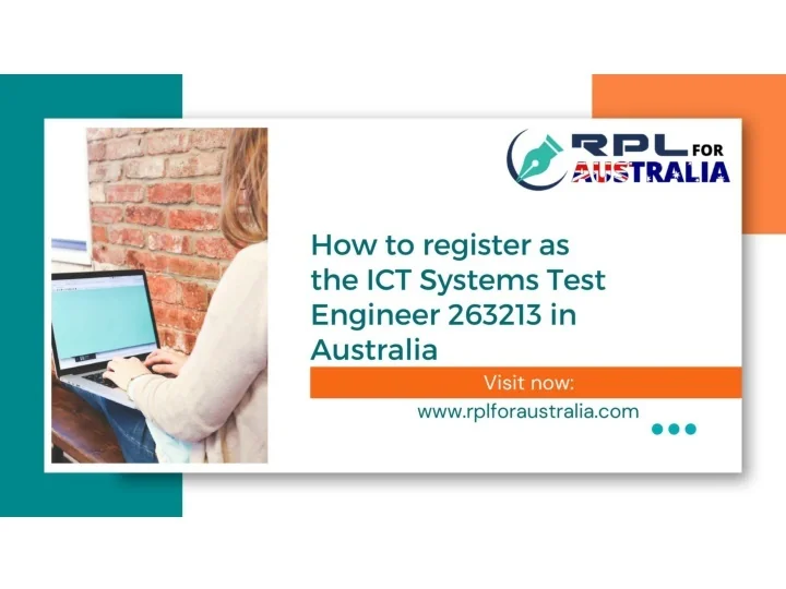 PPT - How to register as the ICT Systems Test Engineer 263213 in ...