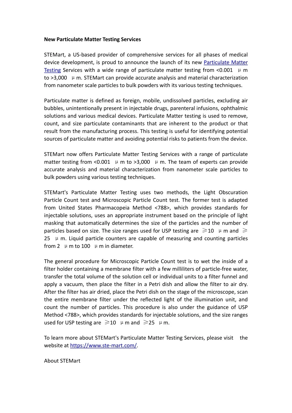 PPT - New Particulate Matter Testing Services PowerPoint Presentation ...