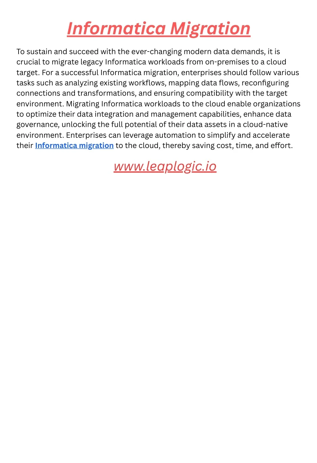 PPT - Informatica Migration PowerPoint Presentation, free download - ID:12293587