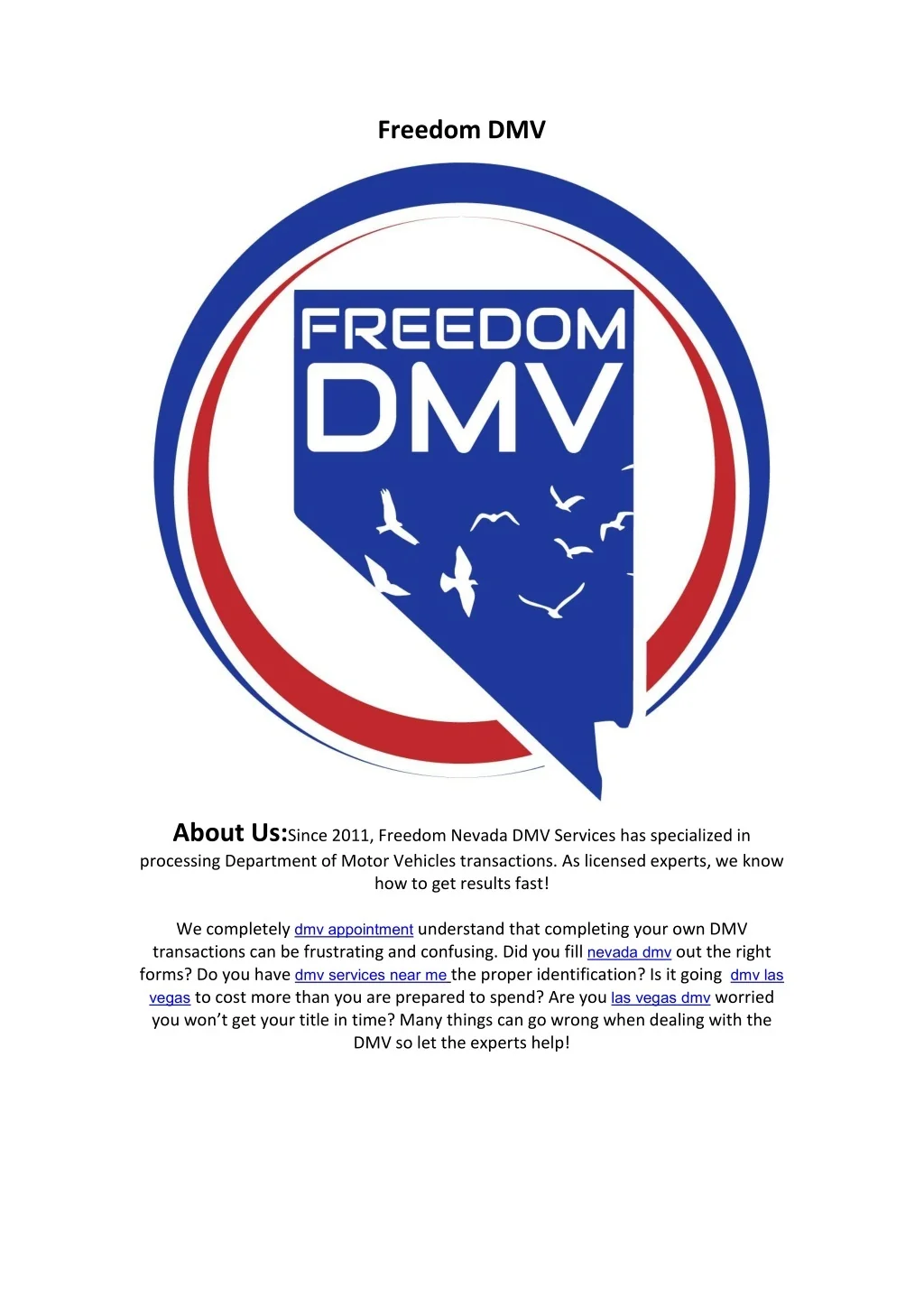 PPT - Freedom DMV PowerPoint Presentation, free download - ID:12297574