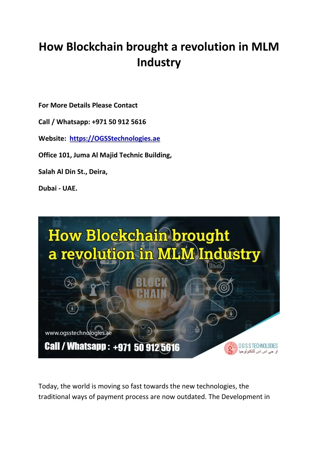 PPT - How Blockchain brought a revolution in MLM Industry PowerPoint ...