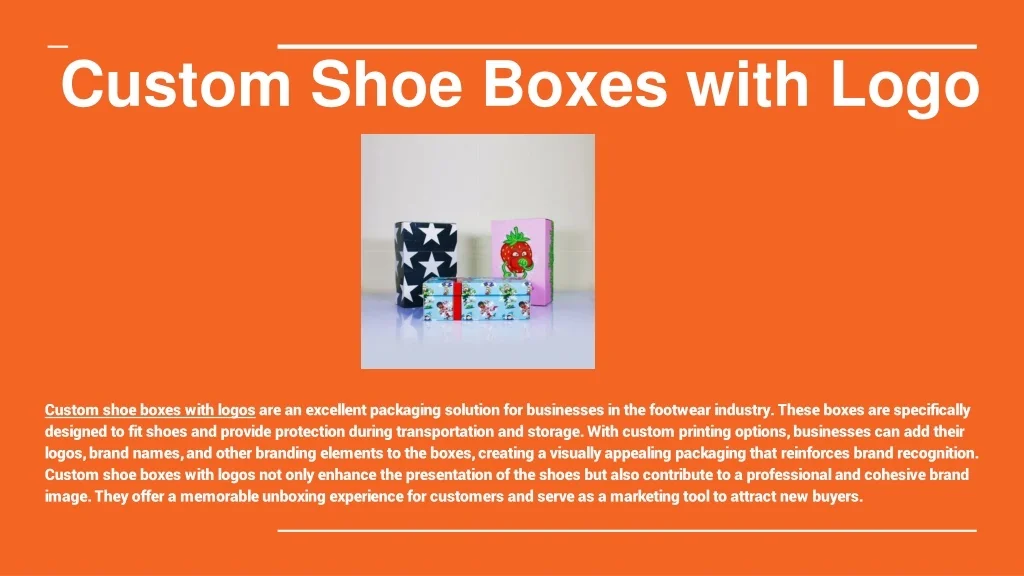 PPT - Custom Shoe Boxes with Logo PowerPoint Presentation, free ...