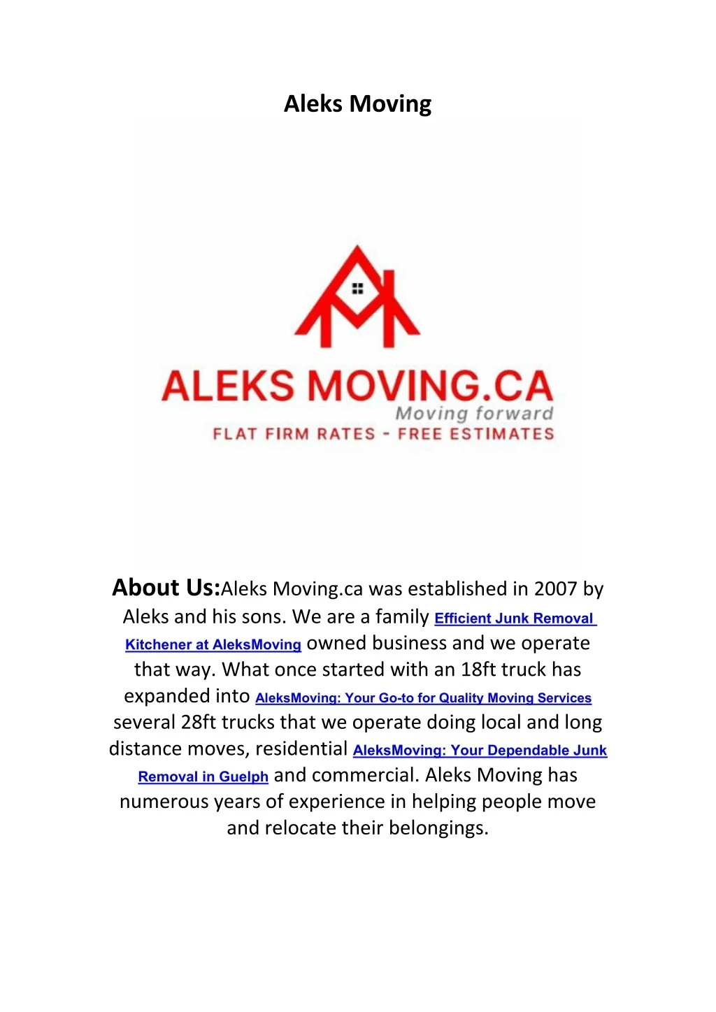 PPT - Aleks Moving PowerPoint Presentation, free download - ID:12300691