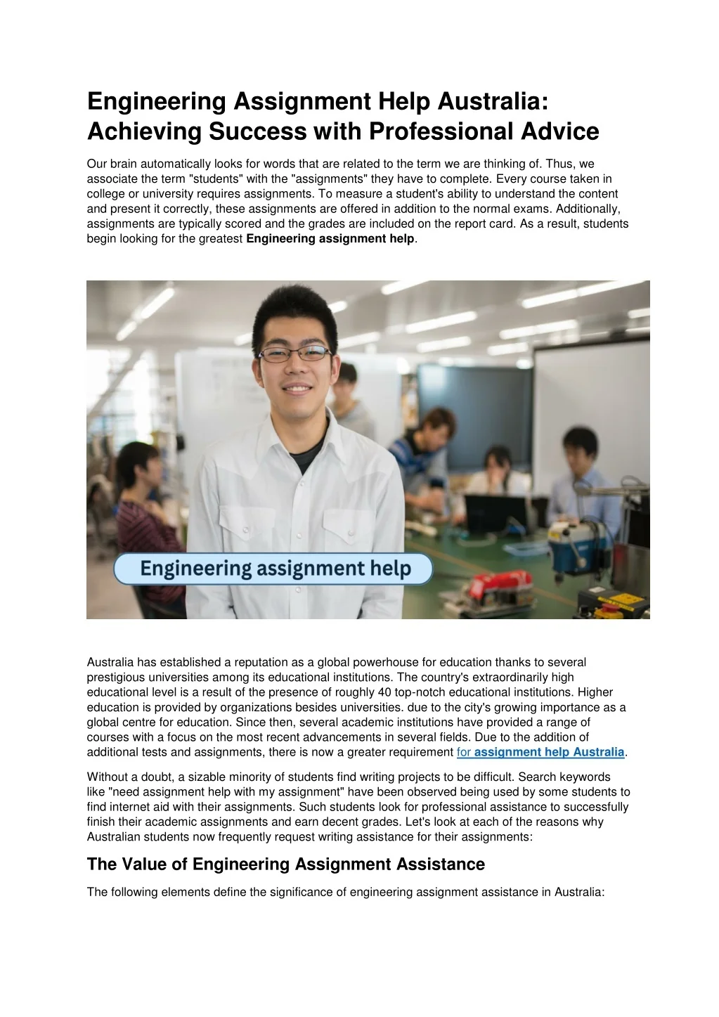 PPT - Engineering Assignment Help Australia PowerPoint Presentation, free download - ID:12300969