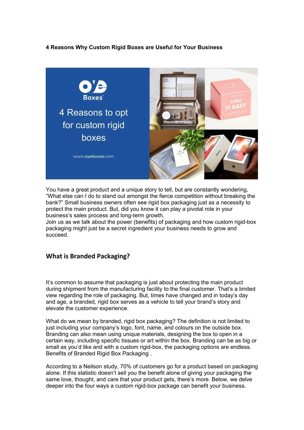 PPT - 4 Reasons Why Custom Rigid Boxes are Useful for Yo PowerPoint ...