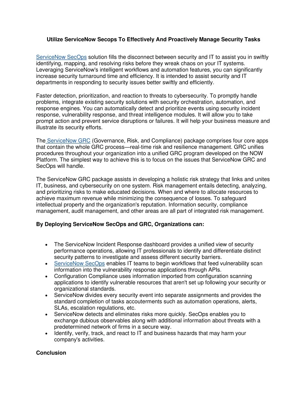 PPT - Utilize ServiceNow Secops To Effectively And Proactively Manage Security Tasks PowerPoint ...