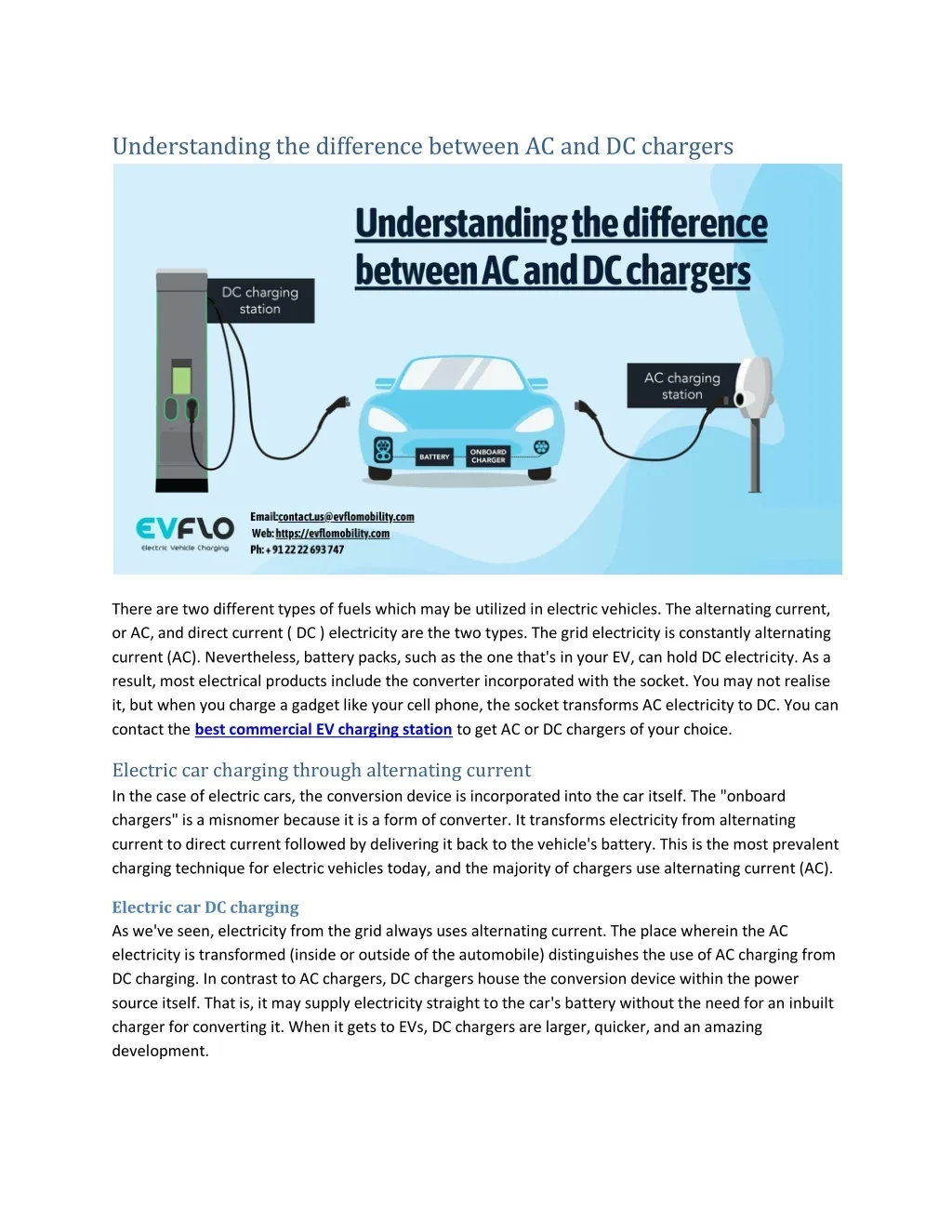 PPT - Understanding the difference between AC and DC chargers ...