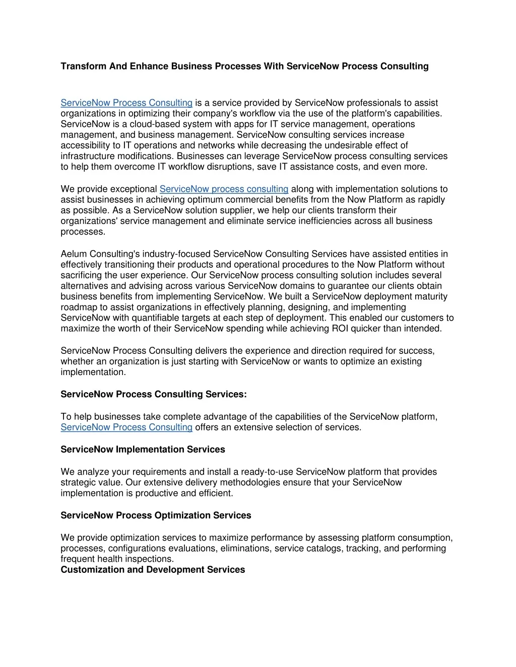 PPT - Transform And Enhance Business Processes With ServiceNow Process ...