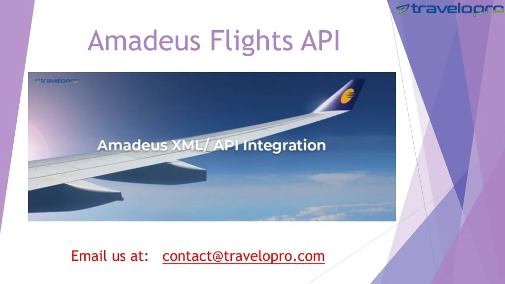 PPT - Amadeus Flights API PowerPoint Presentation, free download - ID ...