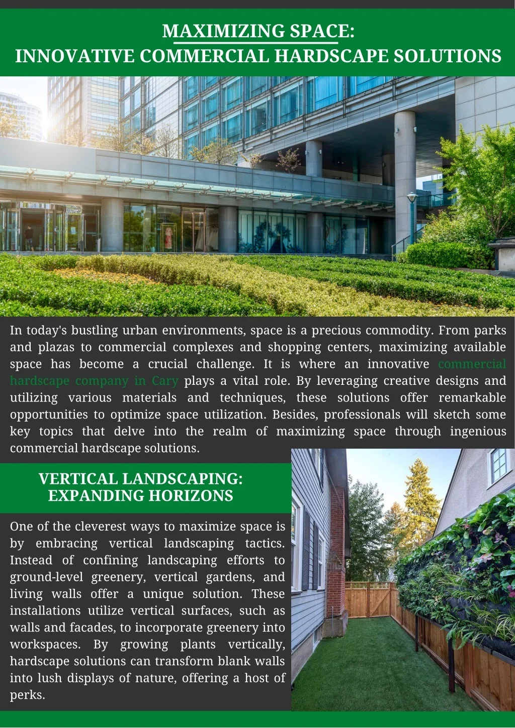 PPT - Maximizing Space: Innovative Commercial Hardscape Solutions ...