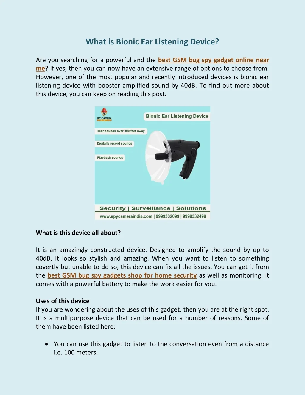 PPT - What is Bionic Ear Listening Device PowerPoint Presentation, free ...