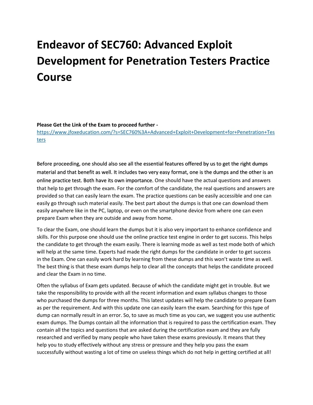 PPT - Endeavor of SEC760: Advanced Exploit Development for Penetration ...