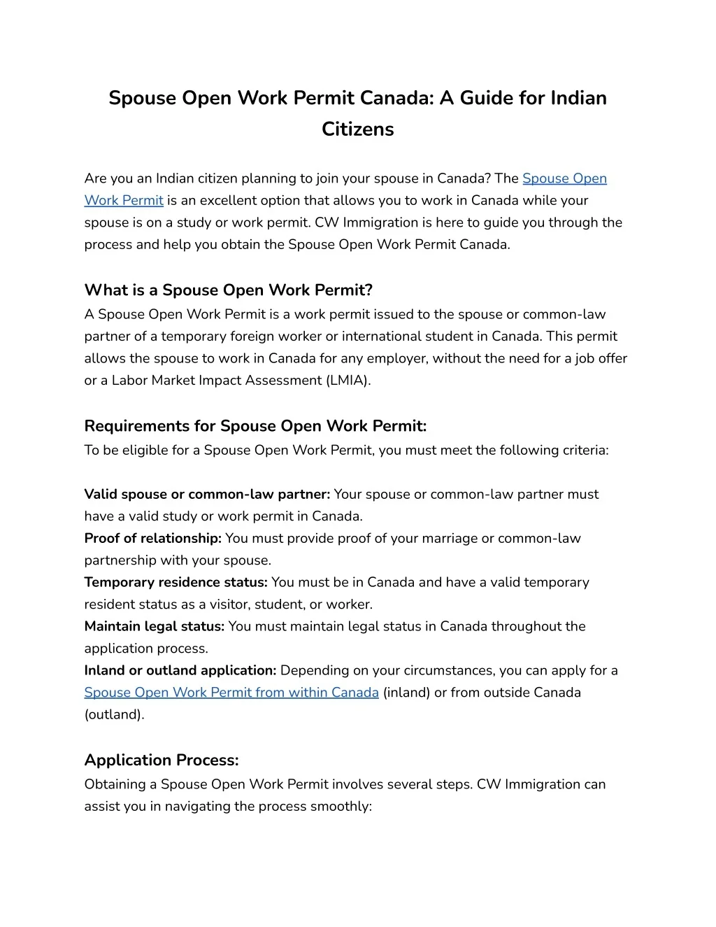 PPT - Spouse Open Work Permit Canada_ A Guide for Indian Citizens ...
