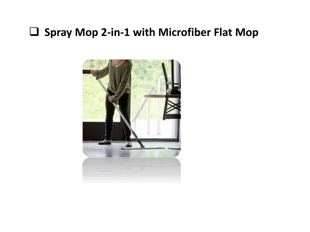 PPT - Spray Mop 2-in-1 with Microfiber Flat Mop PowerPoint Presentation ...