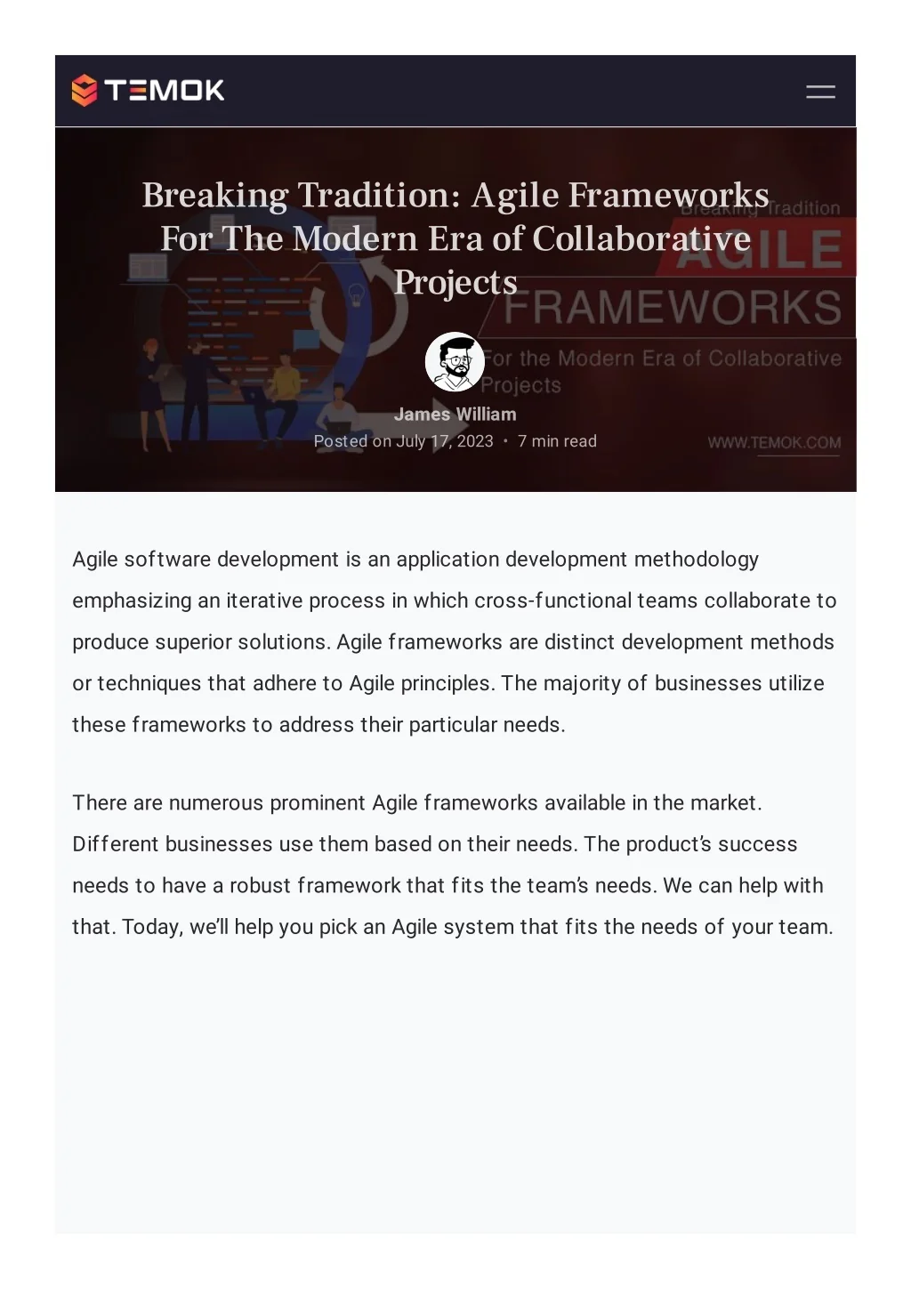 PPT - Breaking Tradition: Agile Frameworks For The Modern Era of Collaborative Project ...
