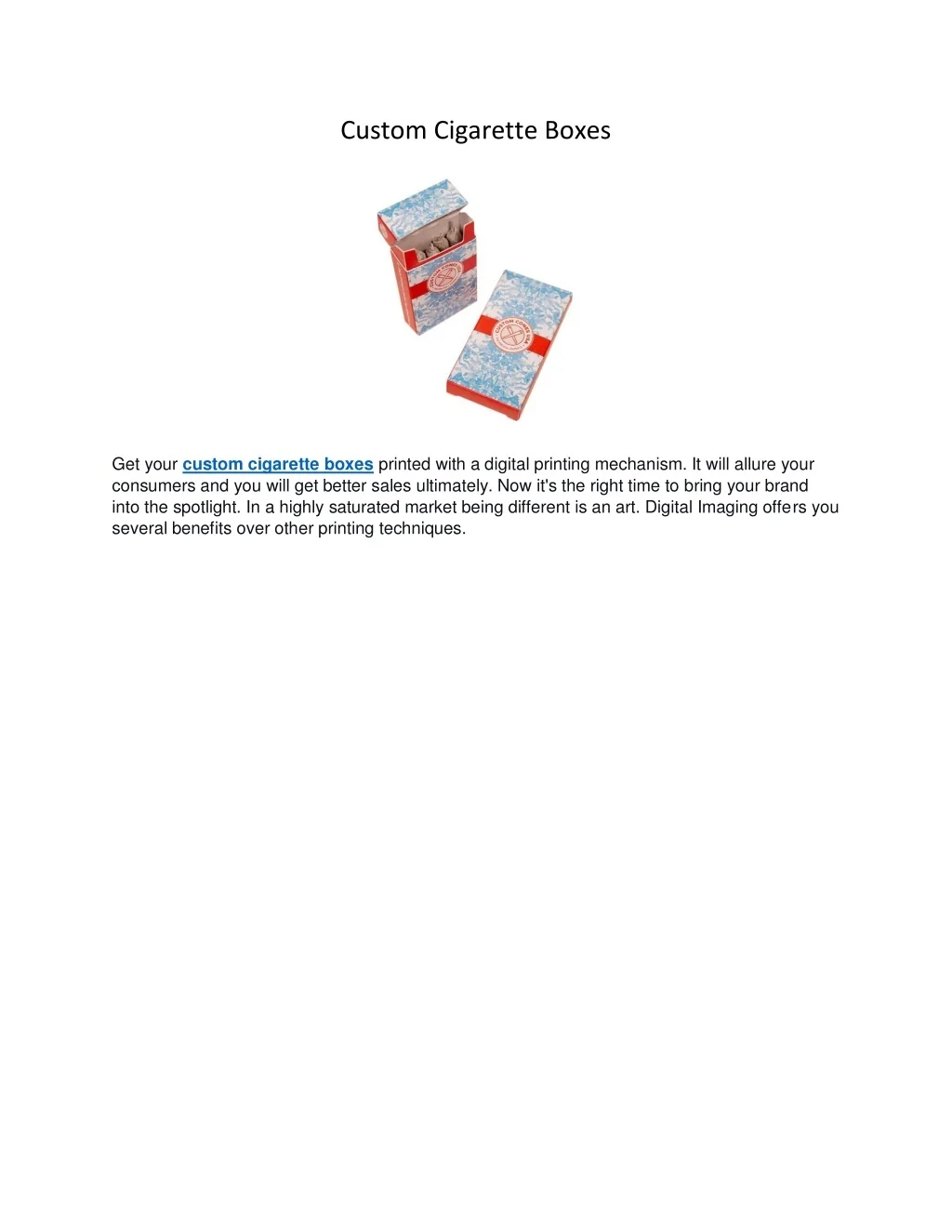 PPT - Custom Cigarette Boxes PowerPoint Presentation, free download ...